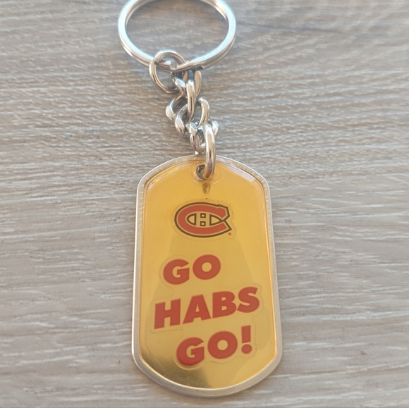 Other | Go Habs Go Montreal Canadiens Nhl Hockey Team Keychain Keyring ...